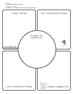 MY LIFE Kids Printable Journals Example - Word From The Bird