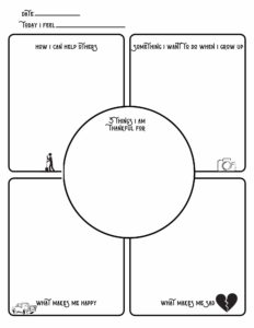 MY LIFE Kids Printable Journals Example - Word From The Bird