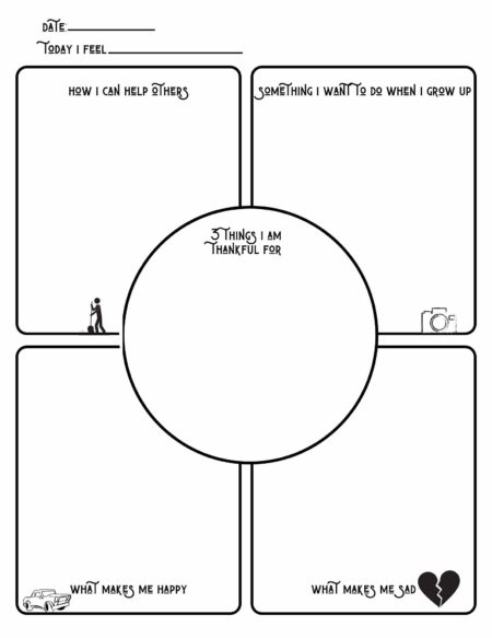 MY LIFE Kids Printable Journals Example - Word From The Bird